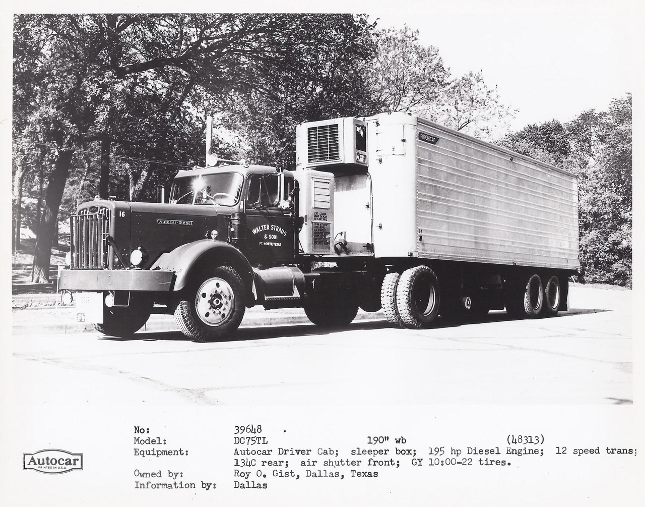 Autocar C / DC SBA with all-steel cab (Commercial vehicles) - Trucksplanet