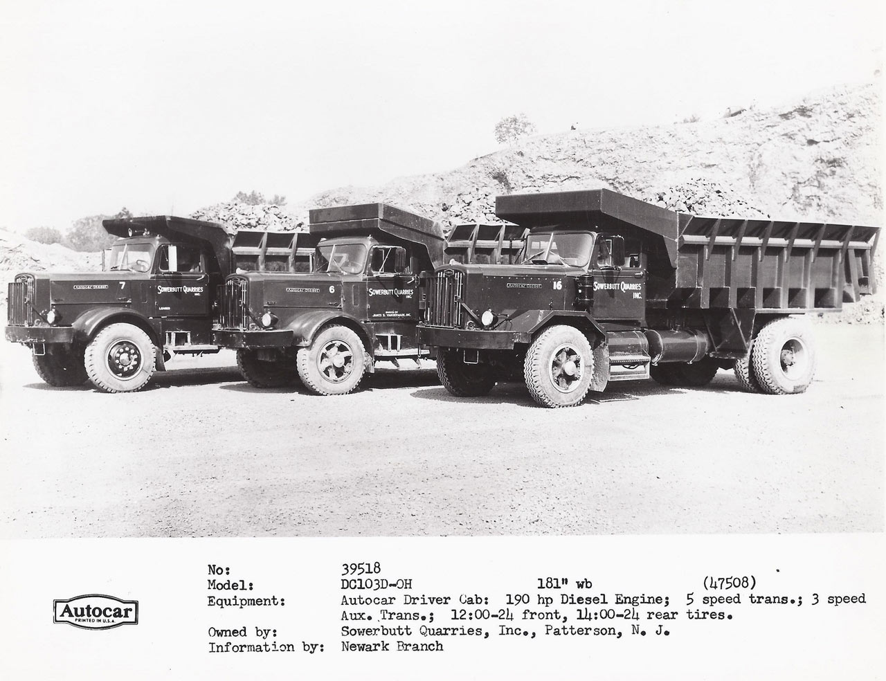 Autocar DC-100D / DC-103D (Offroad vehicles) - Trucksplanet