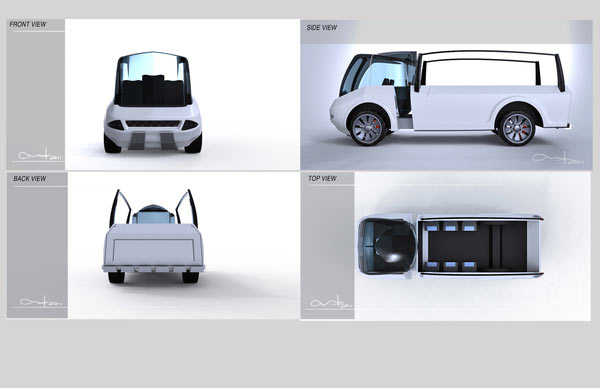 Design: Safe truck Back Pack Truck