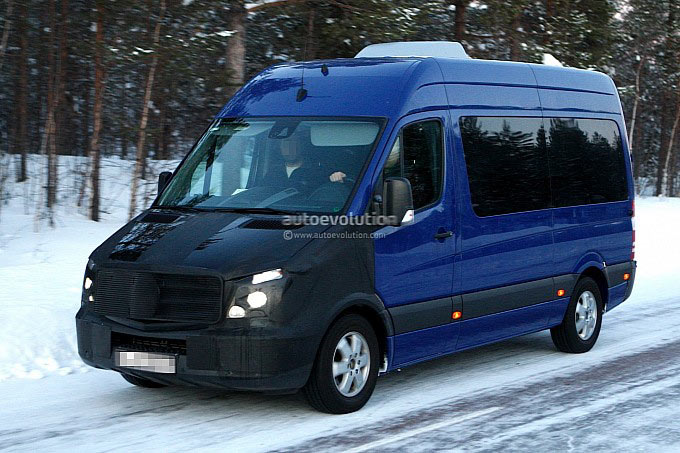 The Mercedes-Benz Sprinter van receives a refreshed face for 2013