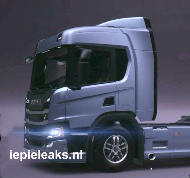 The first photos of a new range of Scania P-cab